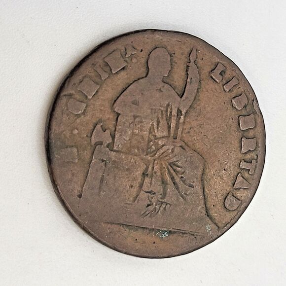 Vintage | Art | Mexico State Of Chihuahua 4 Real 1861 Quarto Quartilla ...